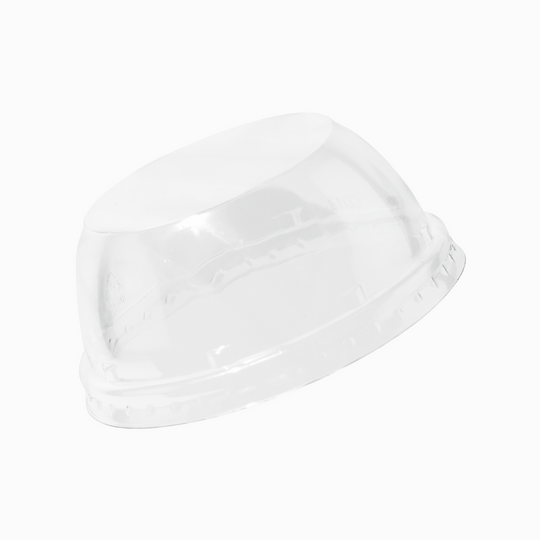 UNIQ Clear Dome Lids with No Hole for 90mm 10, 12, 16, and 20oz Paper ...