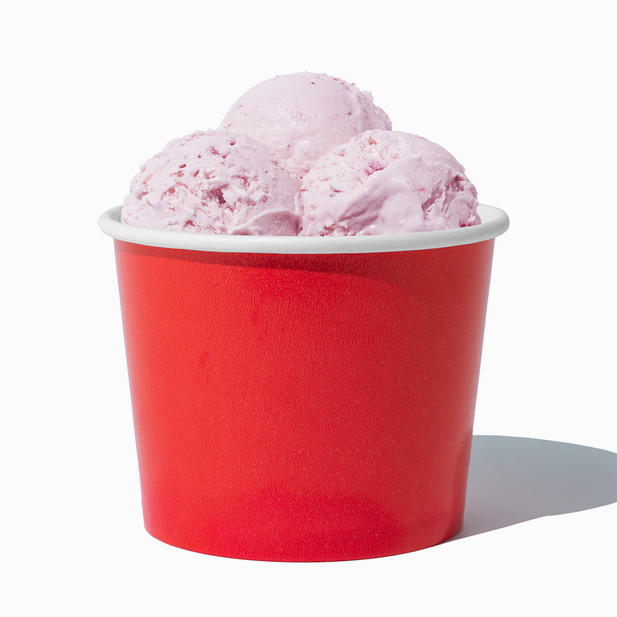 Red Paper Ice Cream Cups - Wholesale & Bulk - Frozen Dessert Supplies