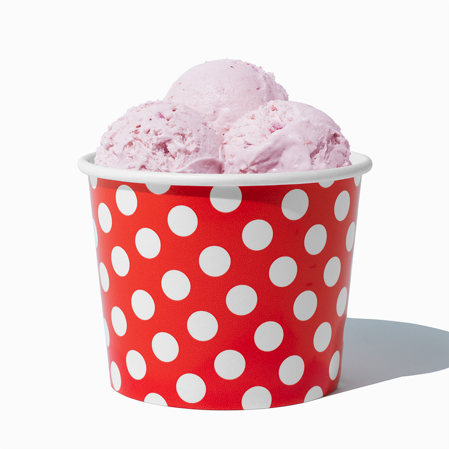 Red Paper Ice Cream Cups - Wholesale & Bulk - Frozen Dessert Supplies