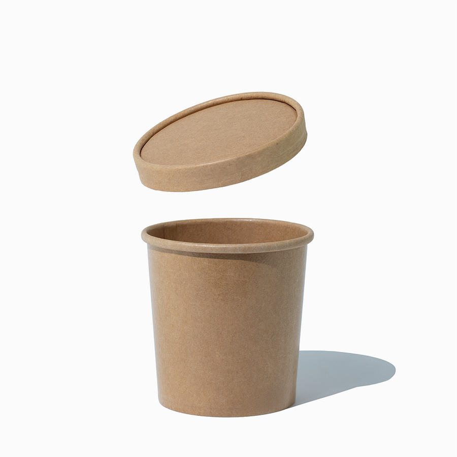 16 oz Ice Cream To-Go Containers with Lids - Frozen Dessert Supplies