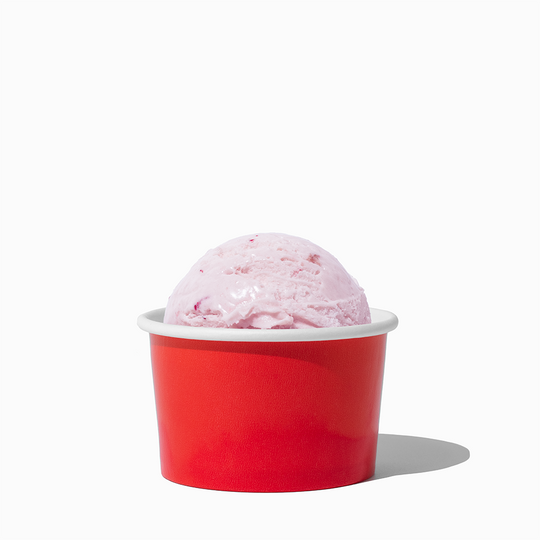 Red Paper Ice Cream Cups - Wholesale & Bulk - Frozen Dessert Supplies