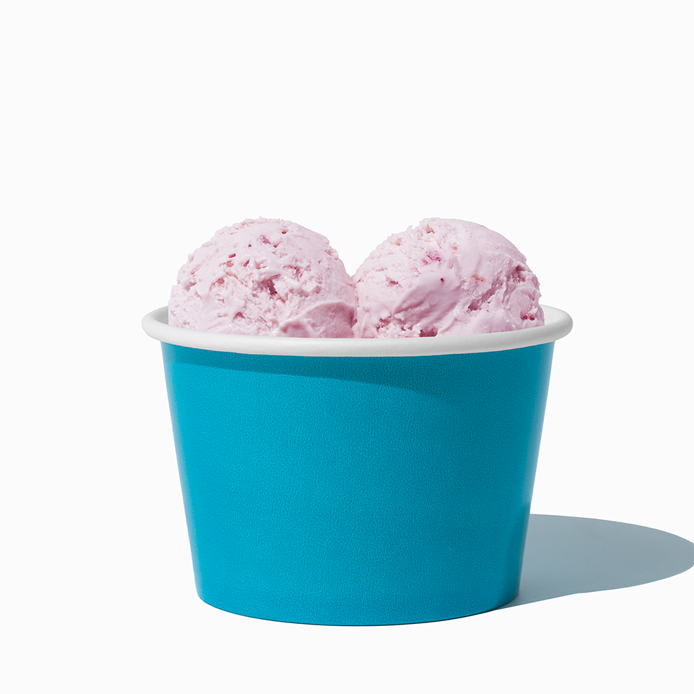 8 oz Blue Ice Cream Cups - Frozen Dessert Supplies