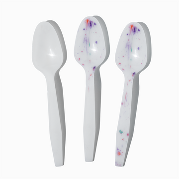 Color Changing Plastic Dessert Spoons - Frozen Dessert Supplies