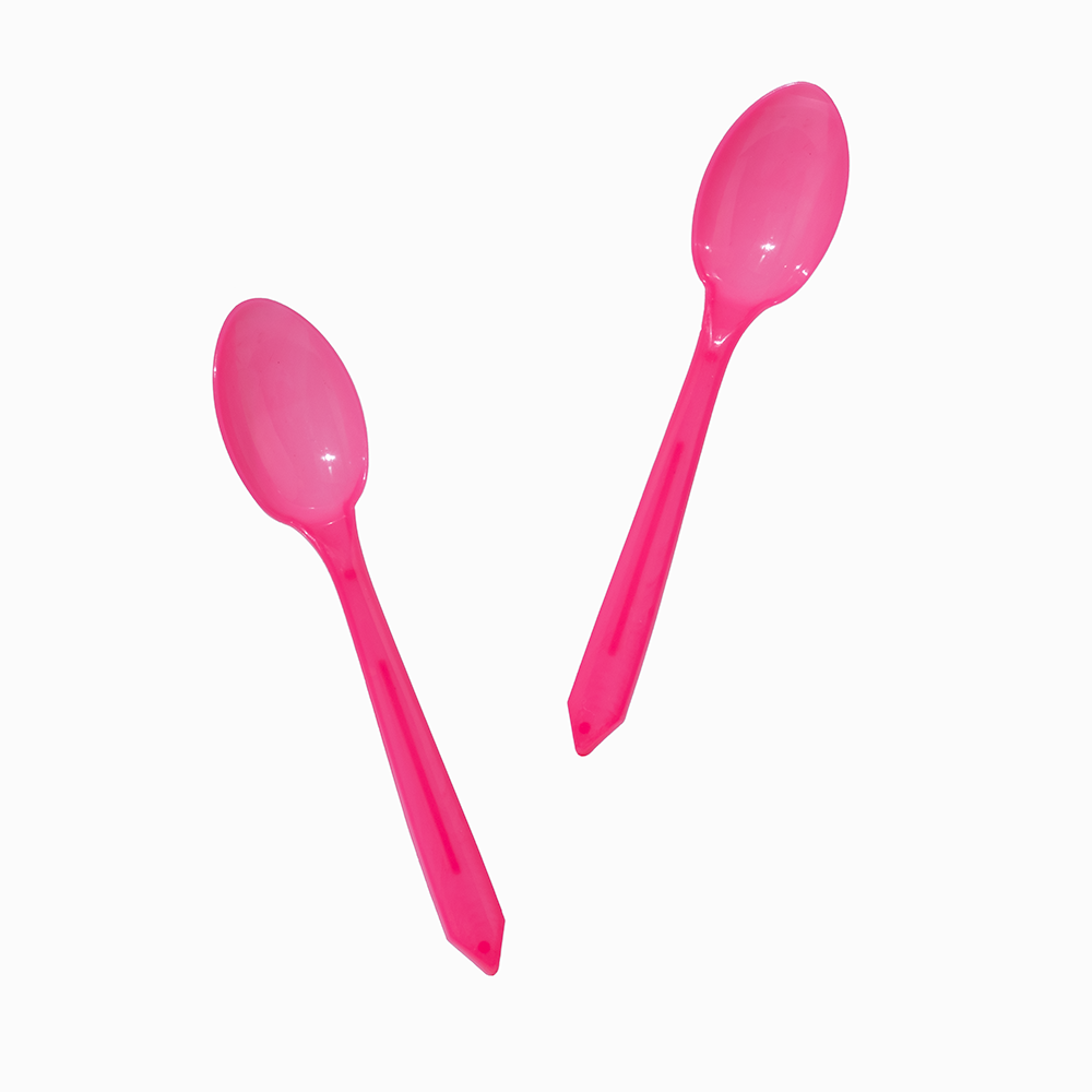 Pink Dessert Ice Cream Spoons - Default Title - Frozen Dessert Supplies