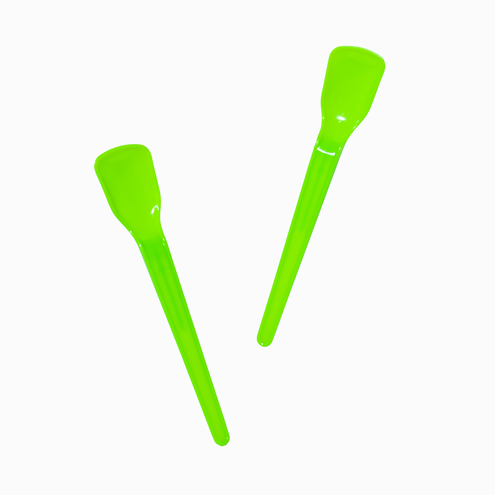UNIQ Slim Spadey Green Ice Cream Spoons - Default Title - Frozen ...