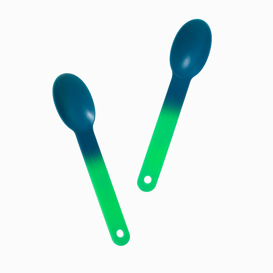 Color Changing Plastic Dessert Spoons - Frozen Dessert Supplies