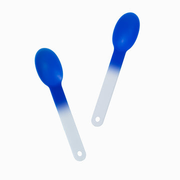 Color Changing Plastic Dessert Spoons - Frozen Dessert Supplies
