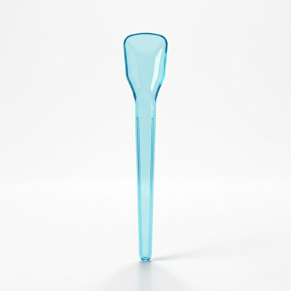 UNIQ Slim Spadey Transparent Blue Ice Cream Spoons - Frozen Dessert ...