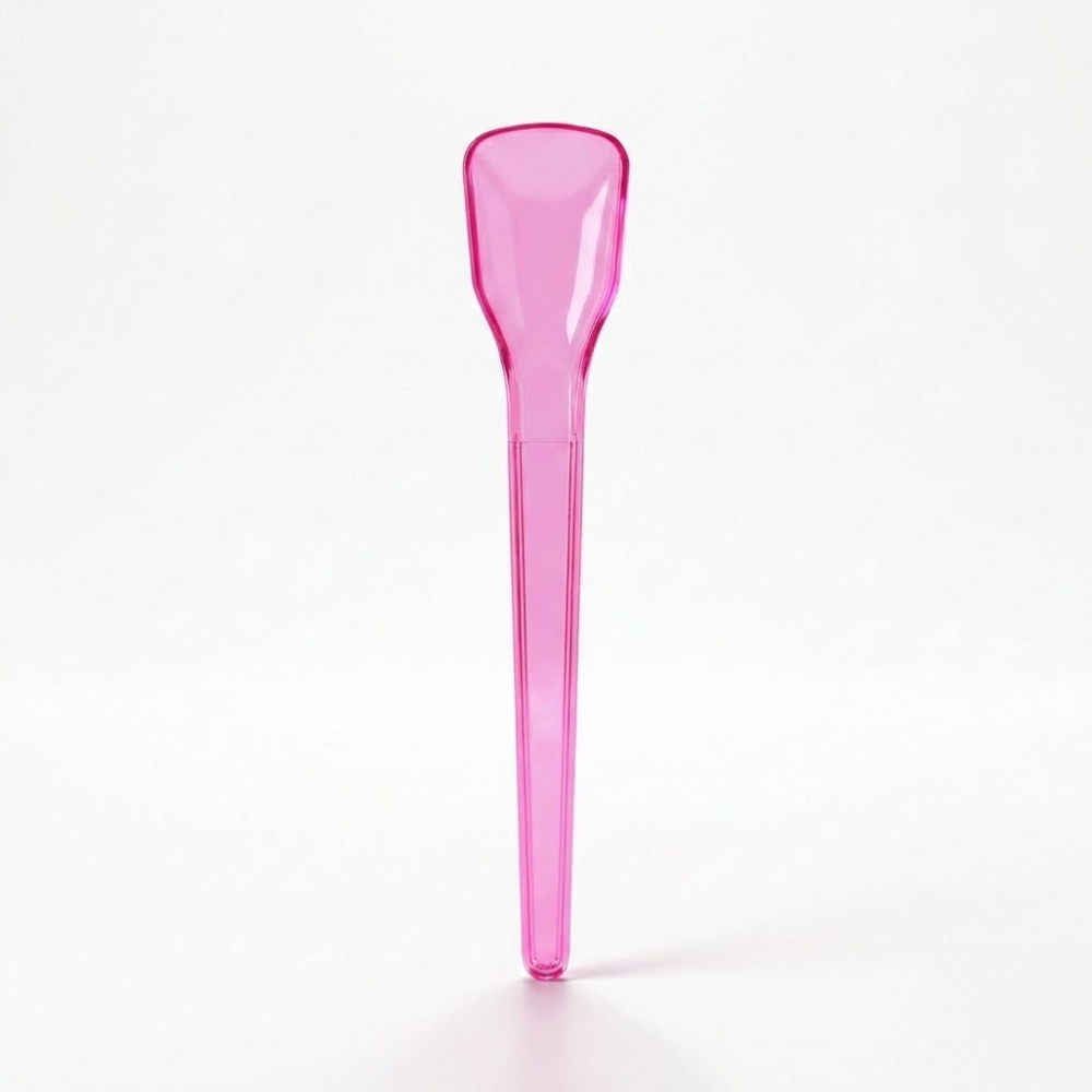 UNIQ Slim Spadey Transparent Pink Ice Cream Spoons - Frozen Dessert ...