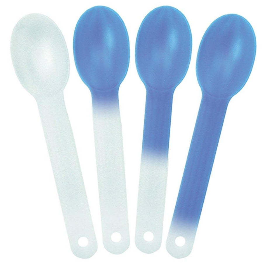 Color Changing Plastic Dessert Spoons - Frozen Dessert Supplies